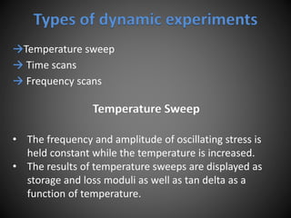 Presentation dynamic mechanical analysis (dma) | PPTX