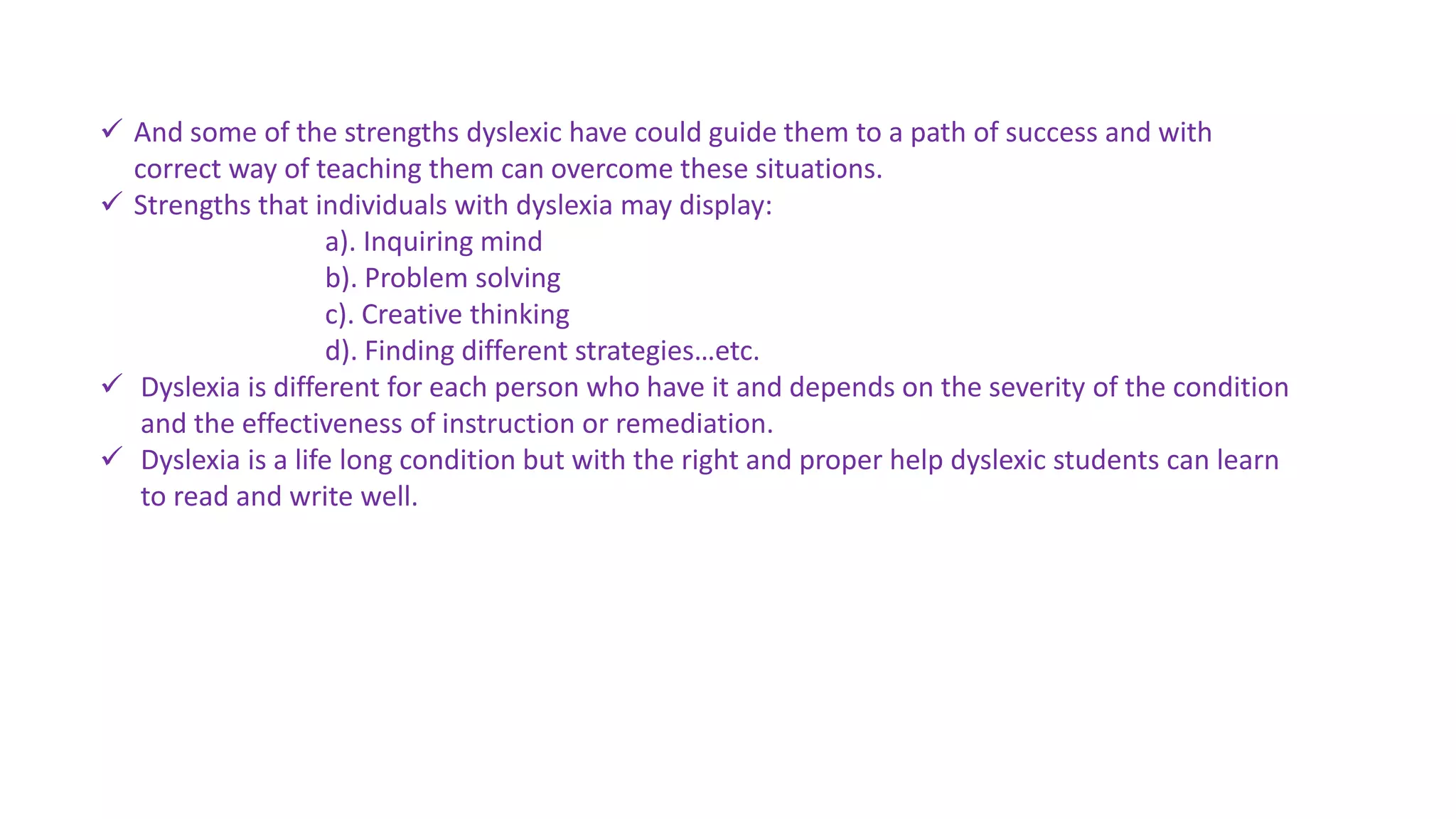 Presentation (dyslexia) | PPTX