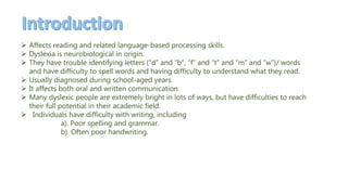 Presentation (dyslexia) | PPTX
