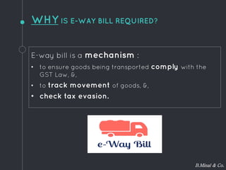 What, When, Why & How on E-Way Bill under GST | PDF