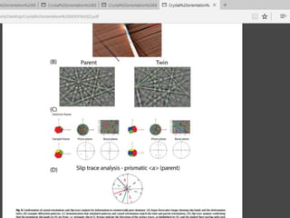 Presentation EBSD.pptx | Geology | Science