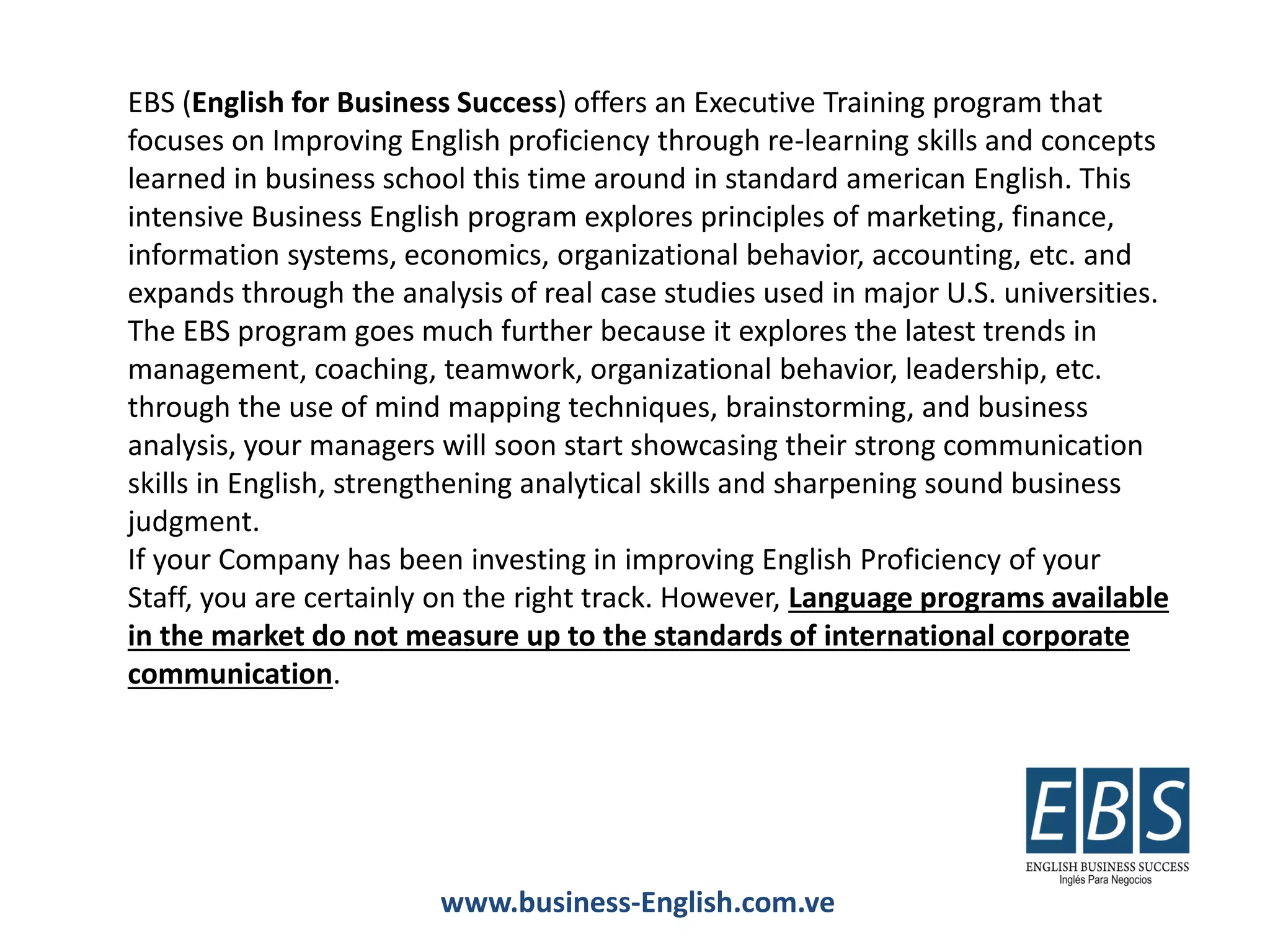 Presentation ebs english | PPT