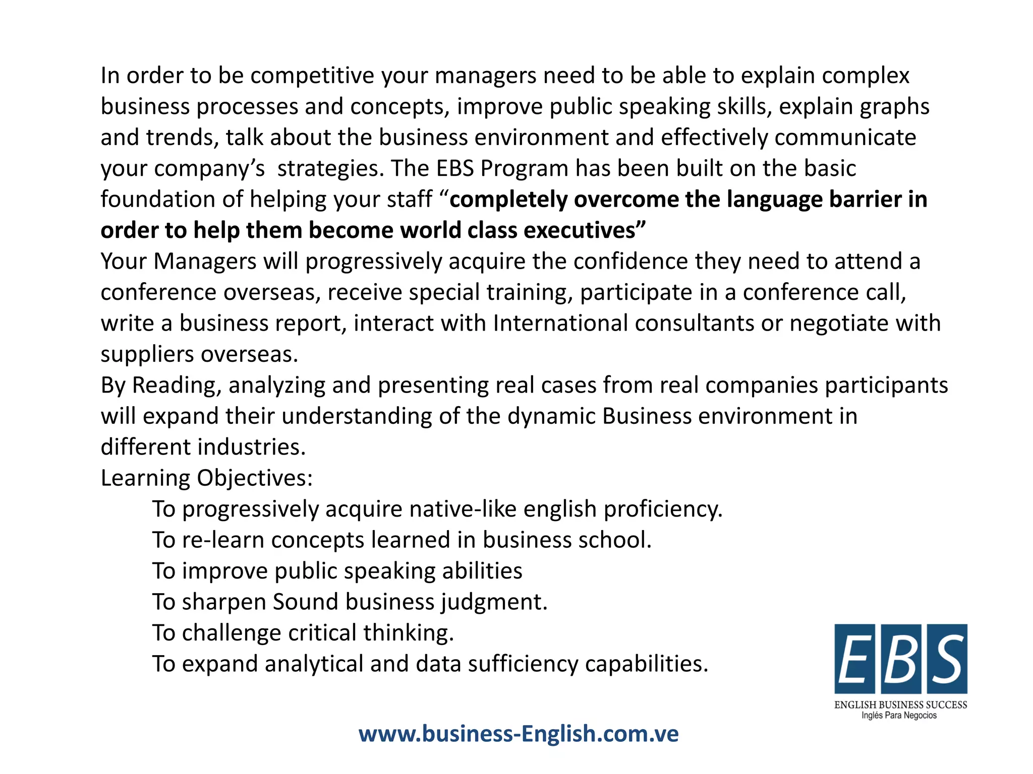 Presentation ebs english | PPT