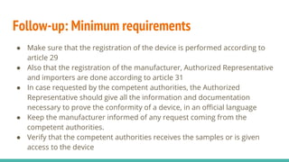Medical Device European Authorized Representative | PPTX