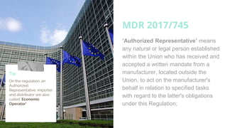 Medical Device European Authorized Representative | PPTX