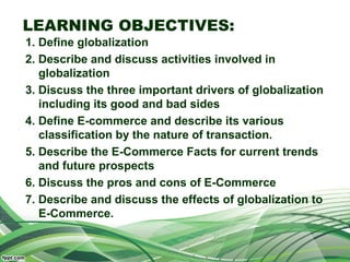 Effects of Globalization to E-Commerce | PPT