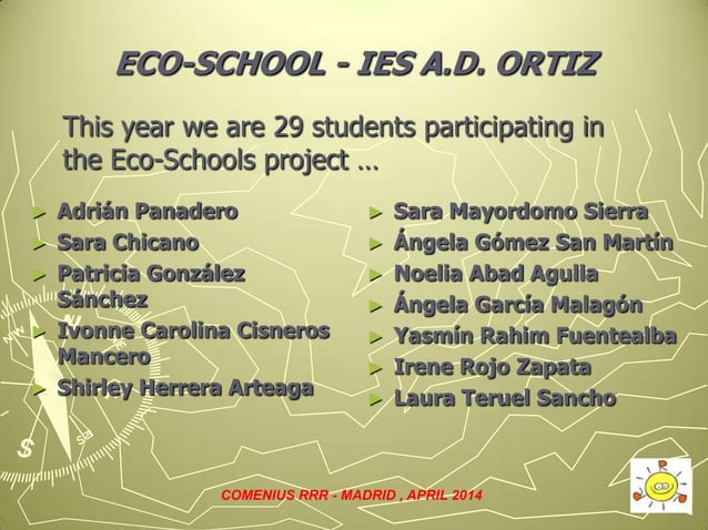 The Ecoschool Programme at IES ADO | PPT