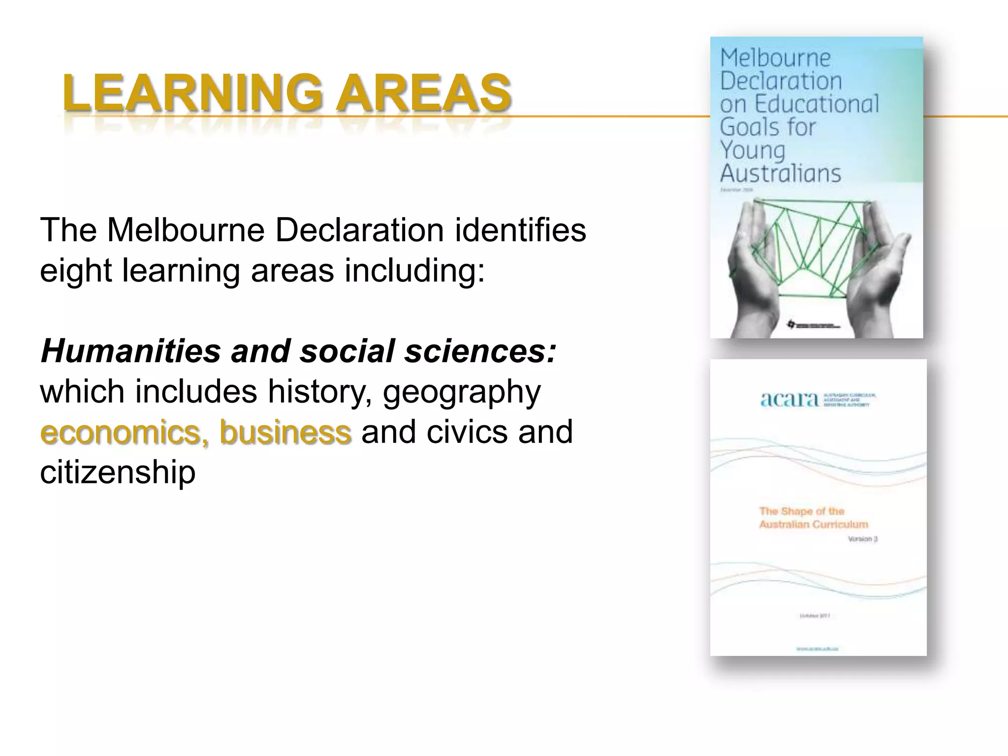 Australian Curriculum: Economics & Business | PPTX | Secondary ...