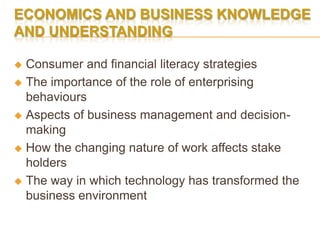 Australian Curriculum: Economics & Business | PPTX | Secondary ...