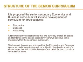 Australian Curriculum: Economics & Business | PPTX | Secondary ...