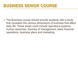 Australian Curriculum: Economics & Business | PPTX