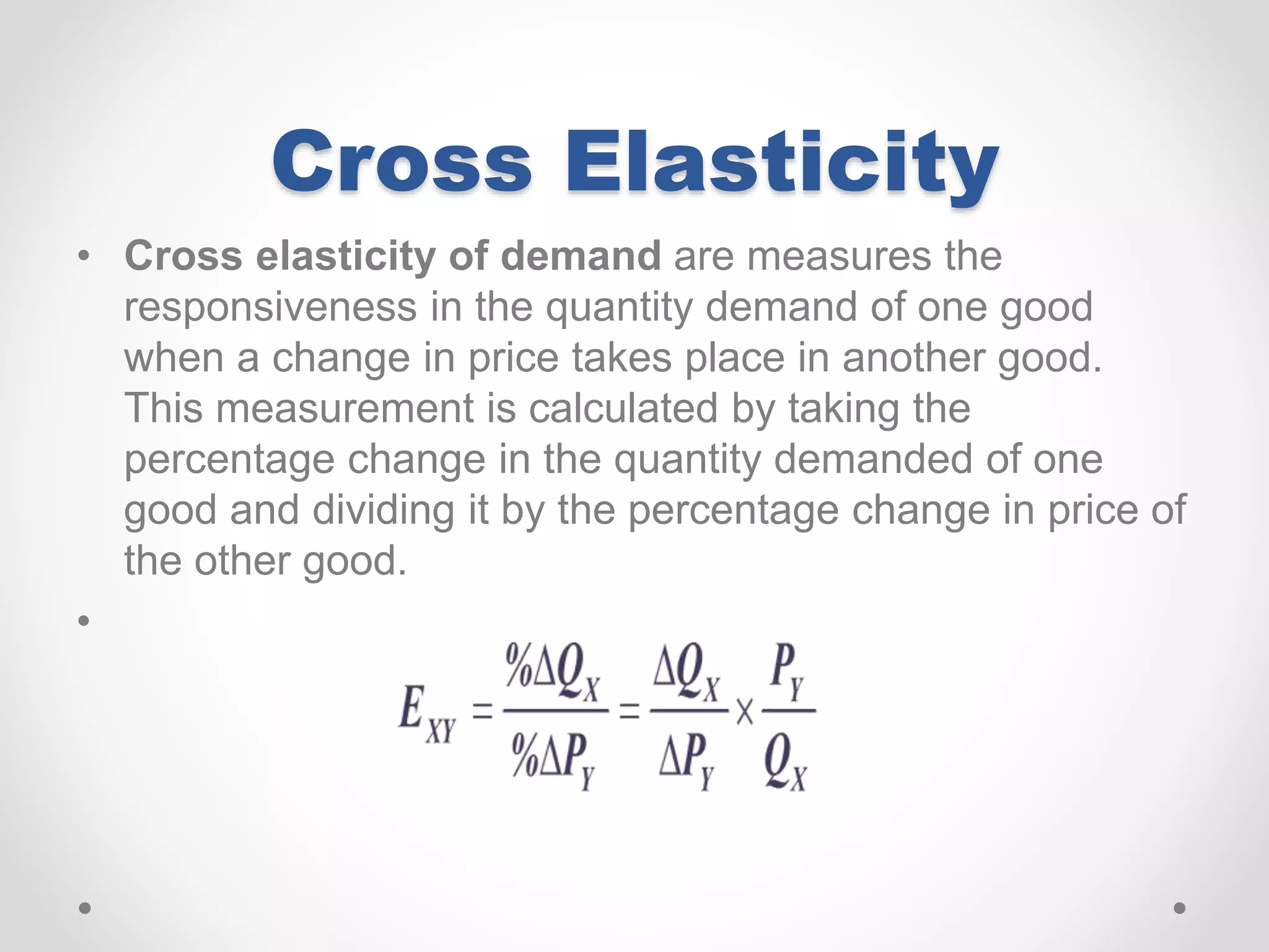 Elasticity of Demand, Price and Income- Micro and Macro Economics | PPTX