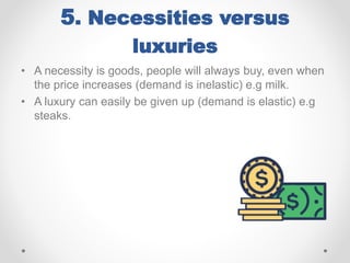 Elasticity of Demand, Price and Income- Micro and Macro Economics | PPTX