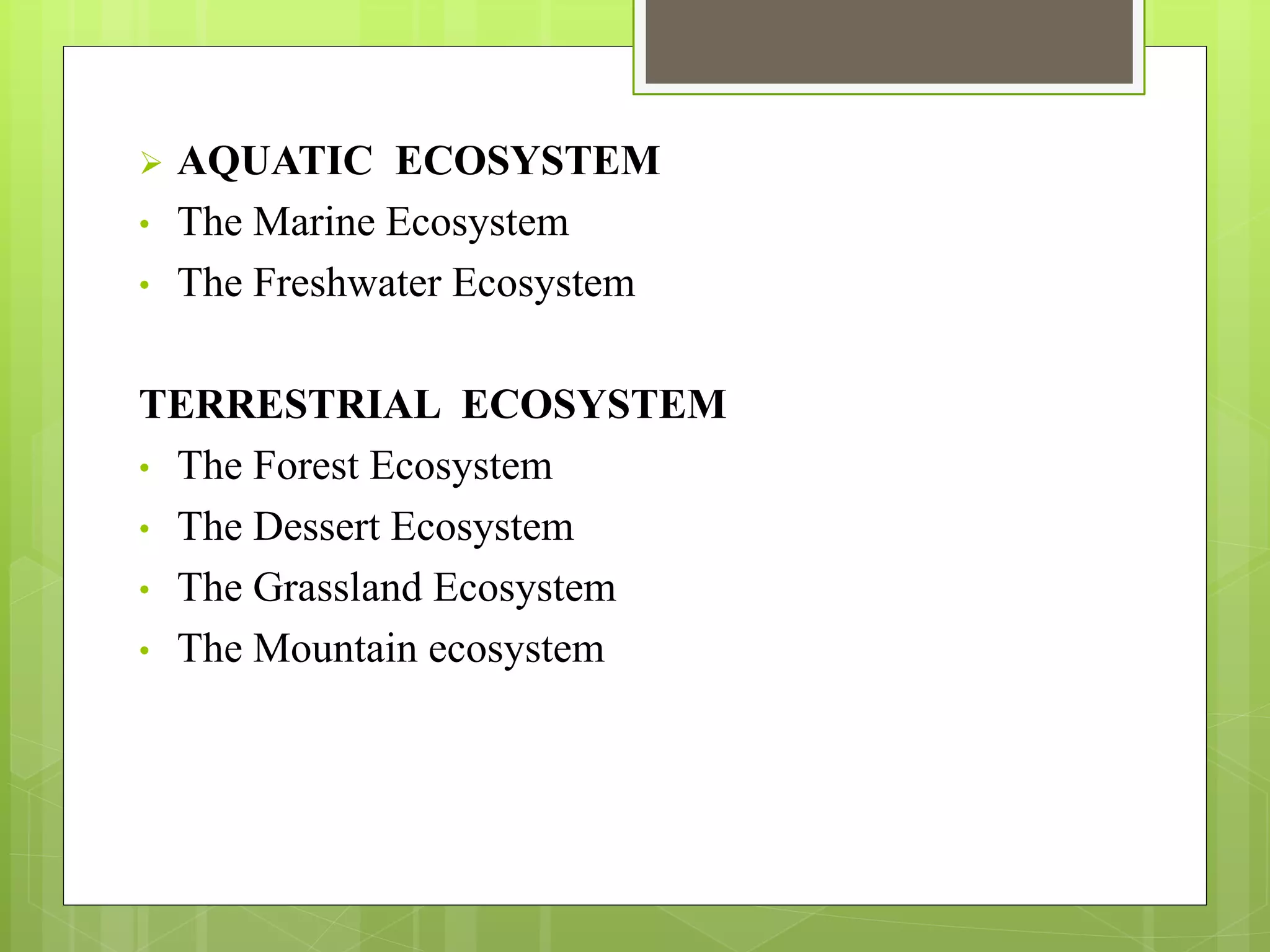ECO SYSTEM COMMUNITY HEALTH NURSING | PPTX