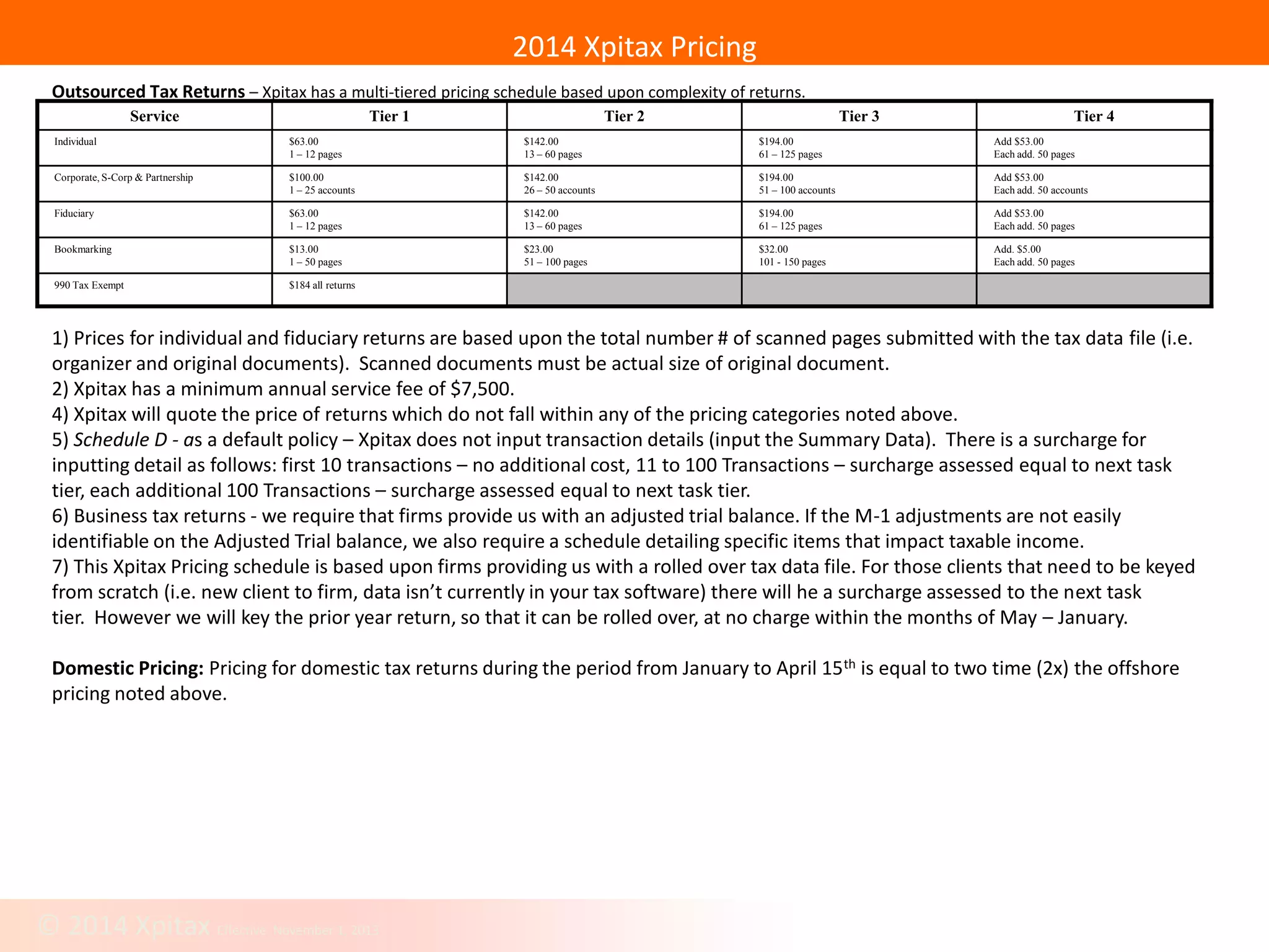 eCPAn presentation of Outsourcing & XCM workflow
