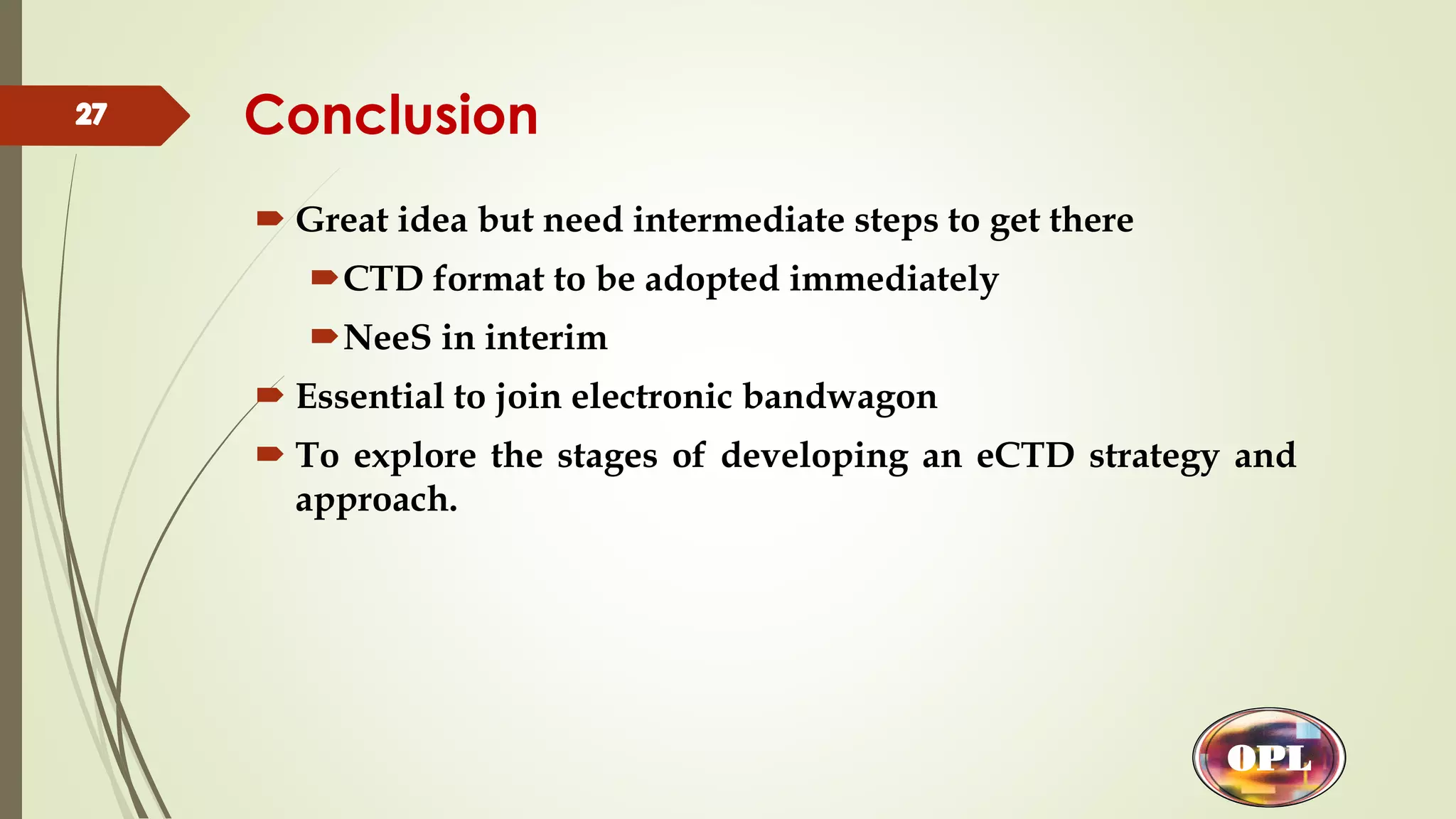 Electronic Common Technical Document (eCTD) | PDF