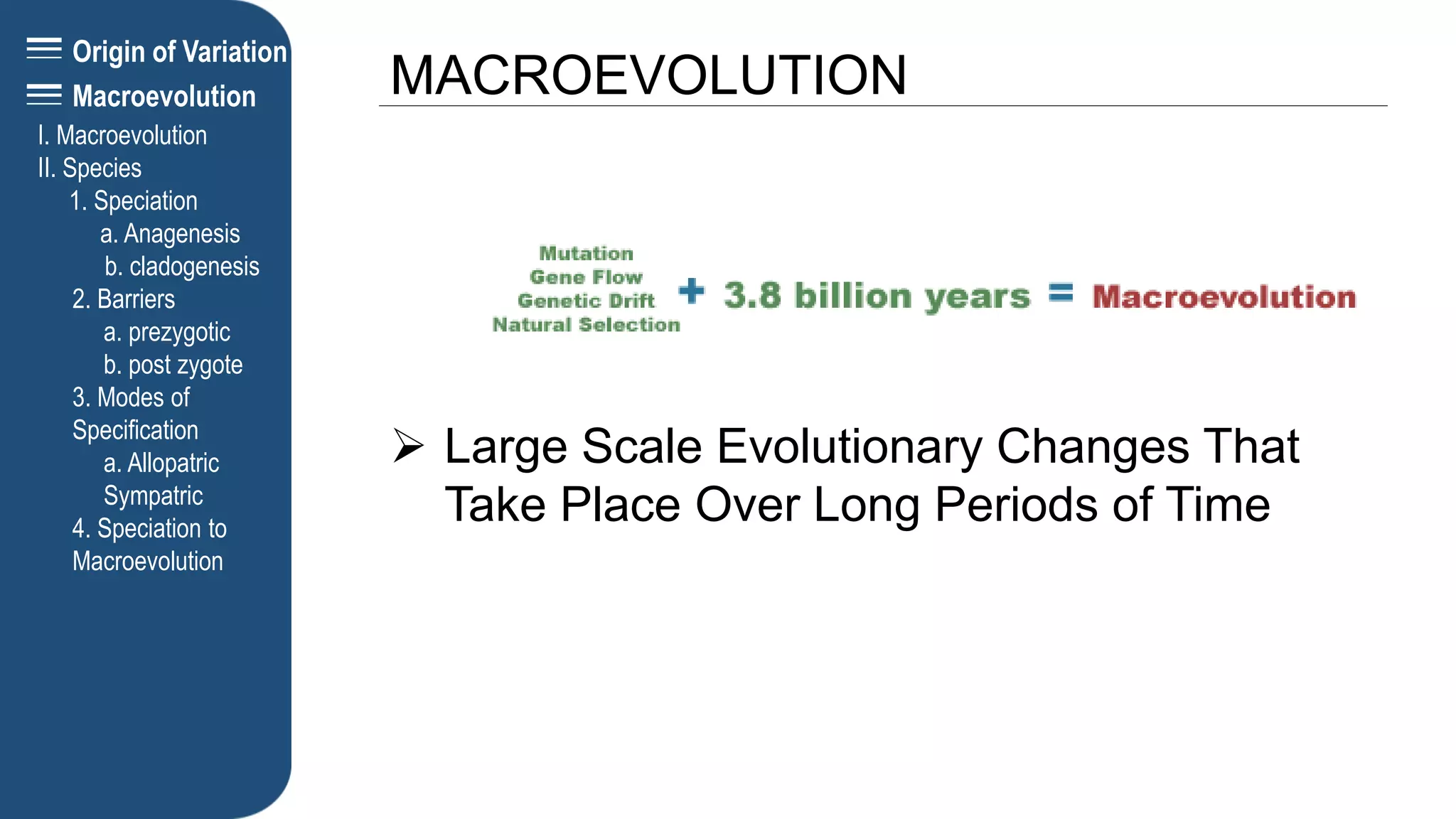 Ecology-Macroevolution | PPTX | Genetics | Science