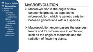 Ecology-Macroevolution | PPTX | Genetics | Science