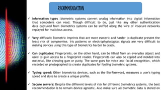 Biometric Systems | PPT