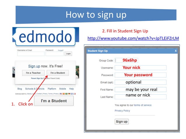 Edmodo Presentation for students | PPT