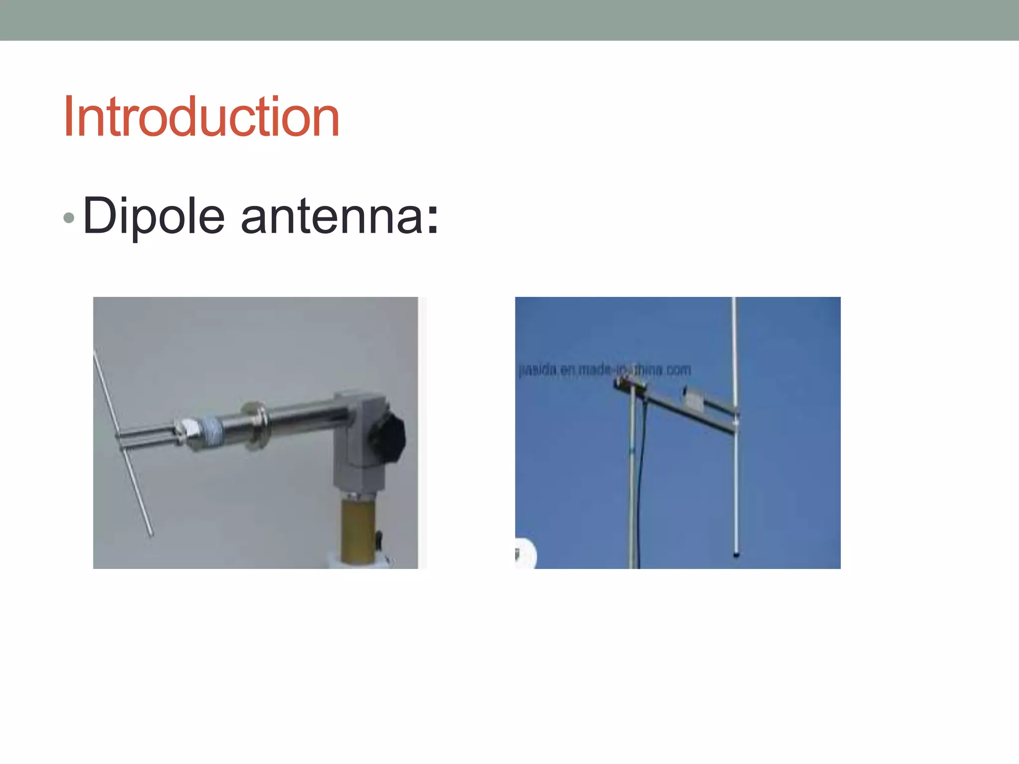 To design a dipole antenna using Broad-side Array which covers a ...