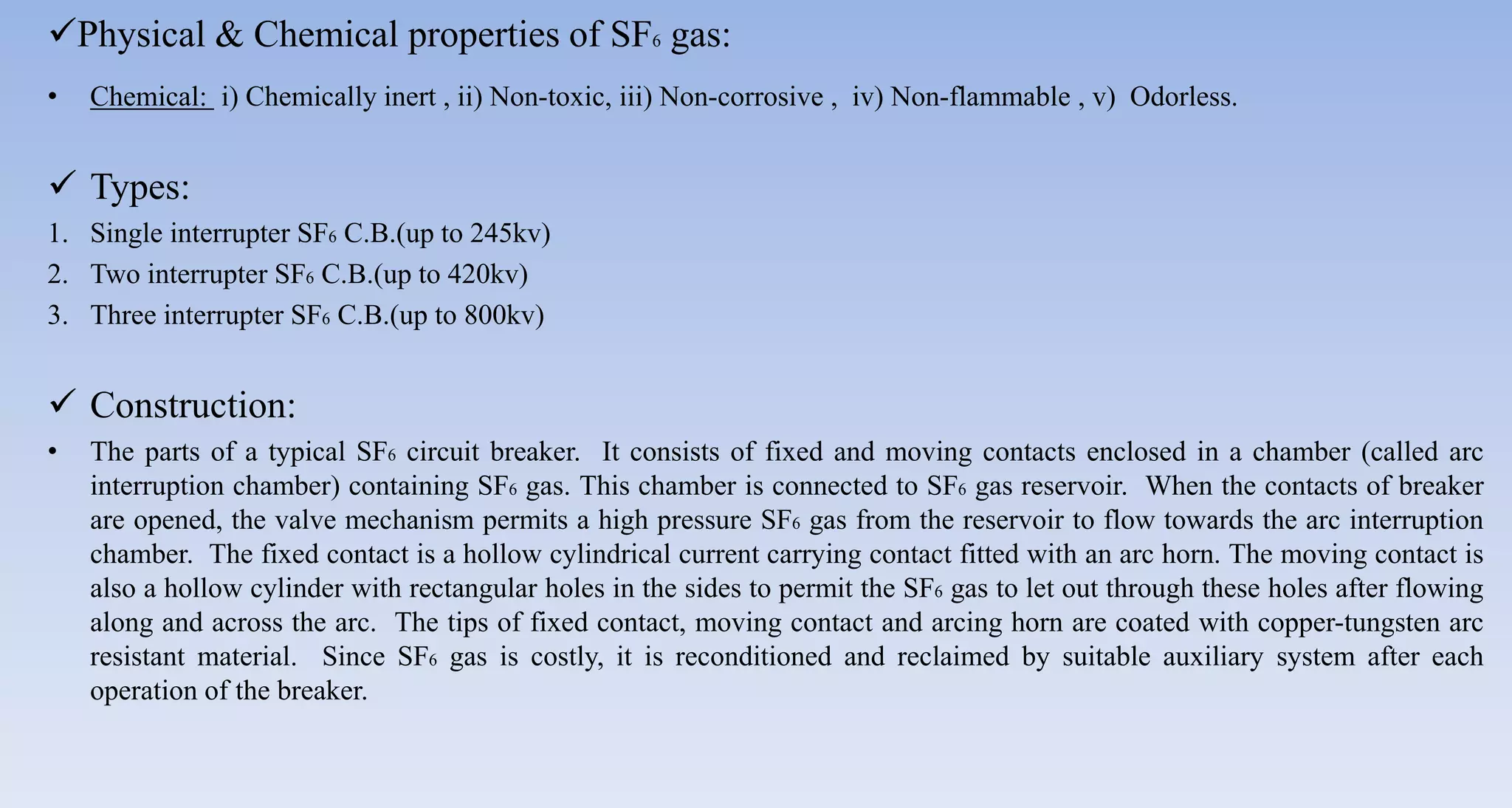 Presentation eee 413 (SF6 Gas C.B.) | PPTX | Home Appliances | Home & Garden