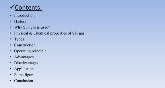 Presentation eee 413 (SF6 Gas C.B.) | PPTX | Home Appliances | Home & Garden