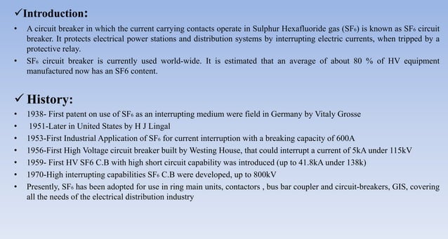 Presentation eee 413 (SF6 Gas C.B.) | PPTX | Home Appliances | Home & Garden
