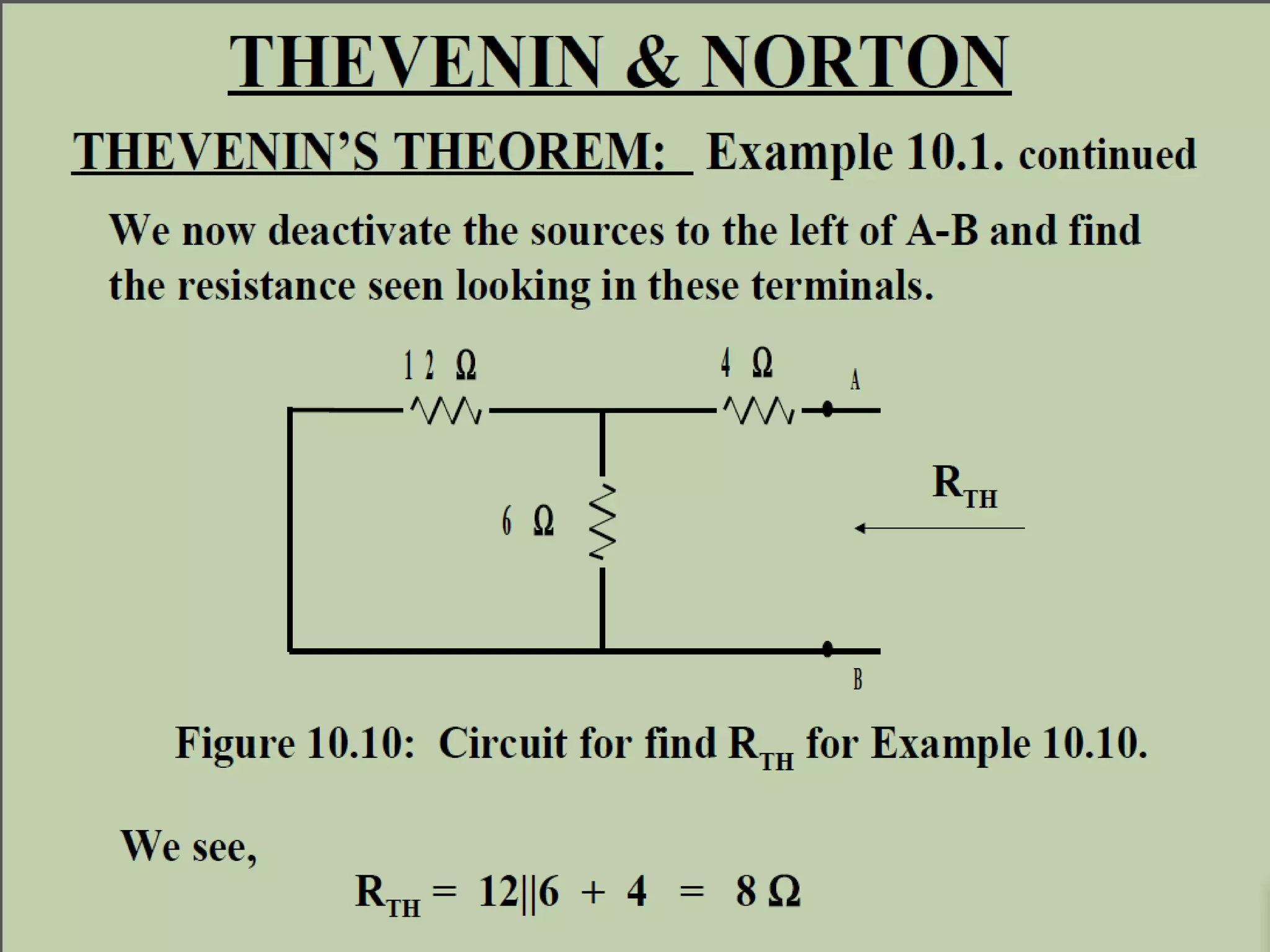 thevenin theorem and norton theorem | PPTX