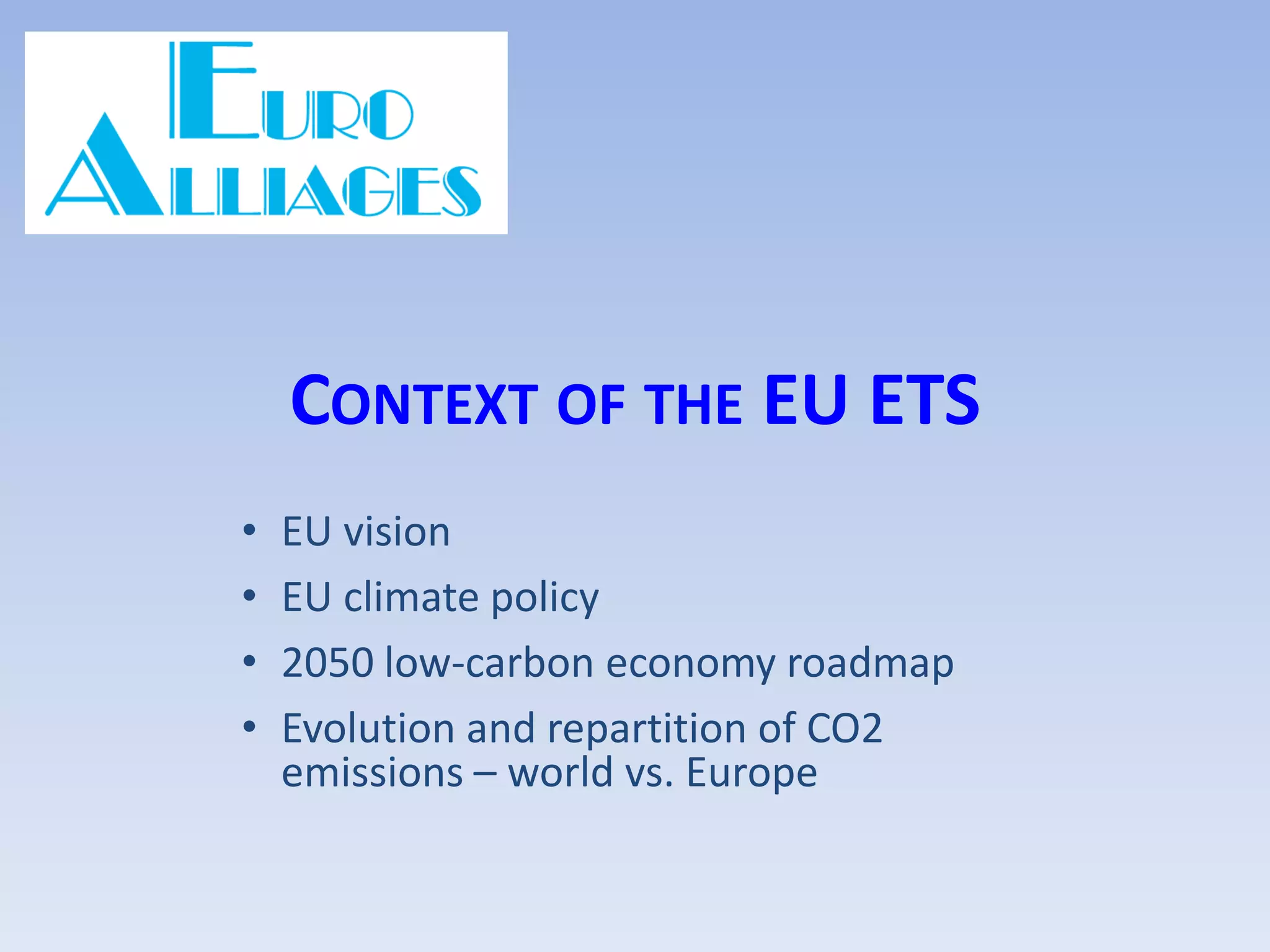 Introduction to the EU Emission Trading System | PDF