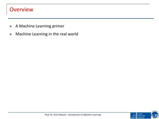 A Machine Learning Primer, | PDF