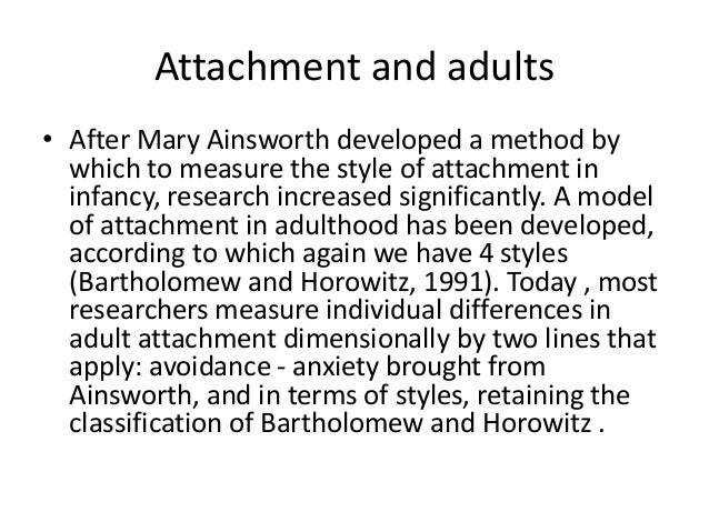 Attachment Theory and Parenting