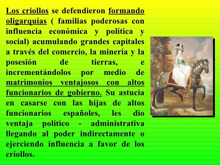 Presentation El Criollo