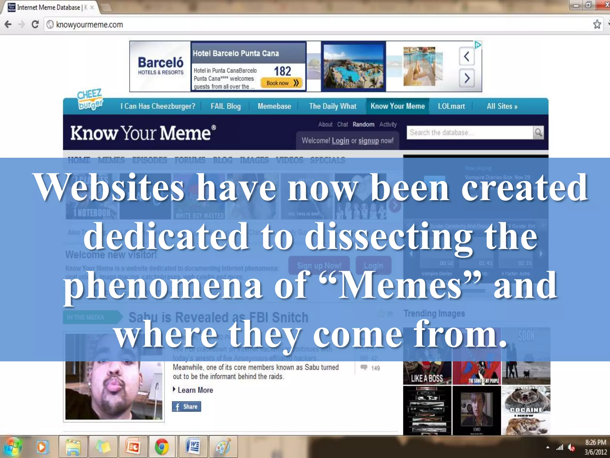 The Virality of Memes. | PPTX