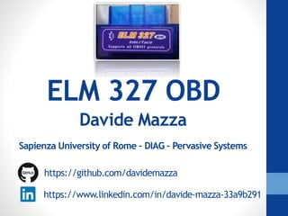 Elm 327 Obd | PPTX