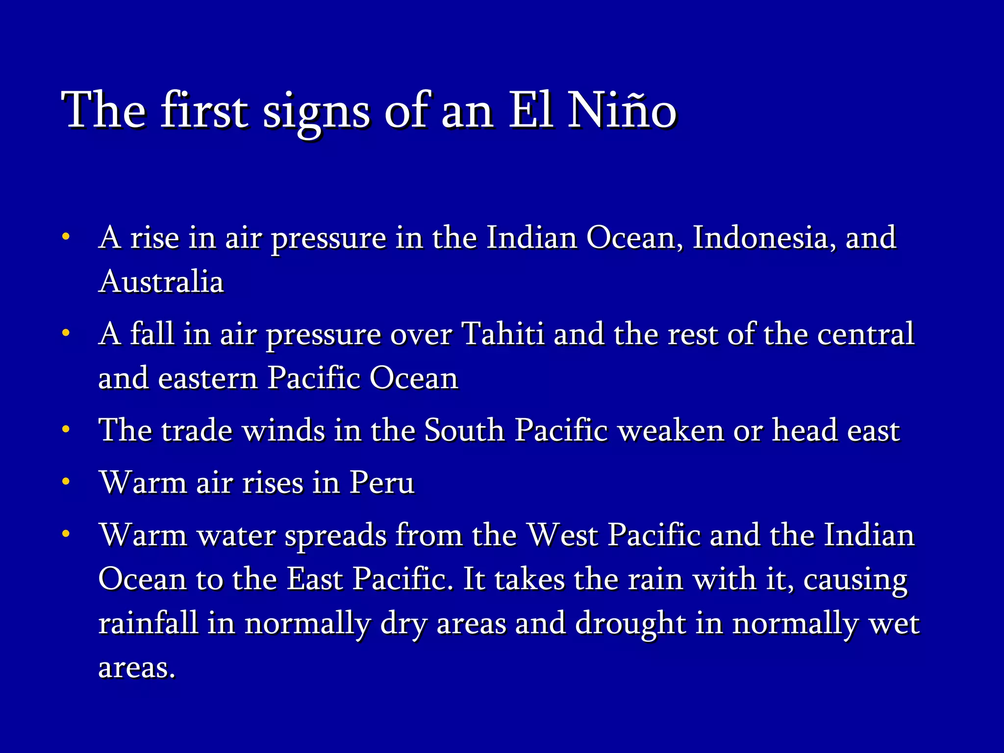 Presentation El Nino | PPT