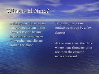 Presentation El Nino | PPT