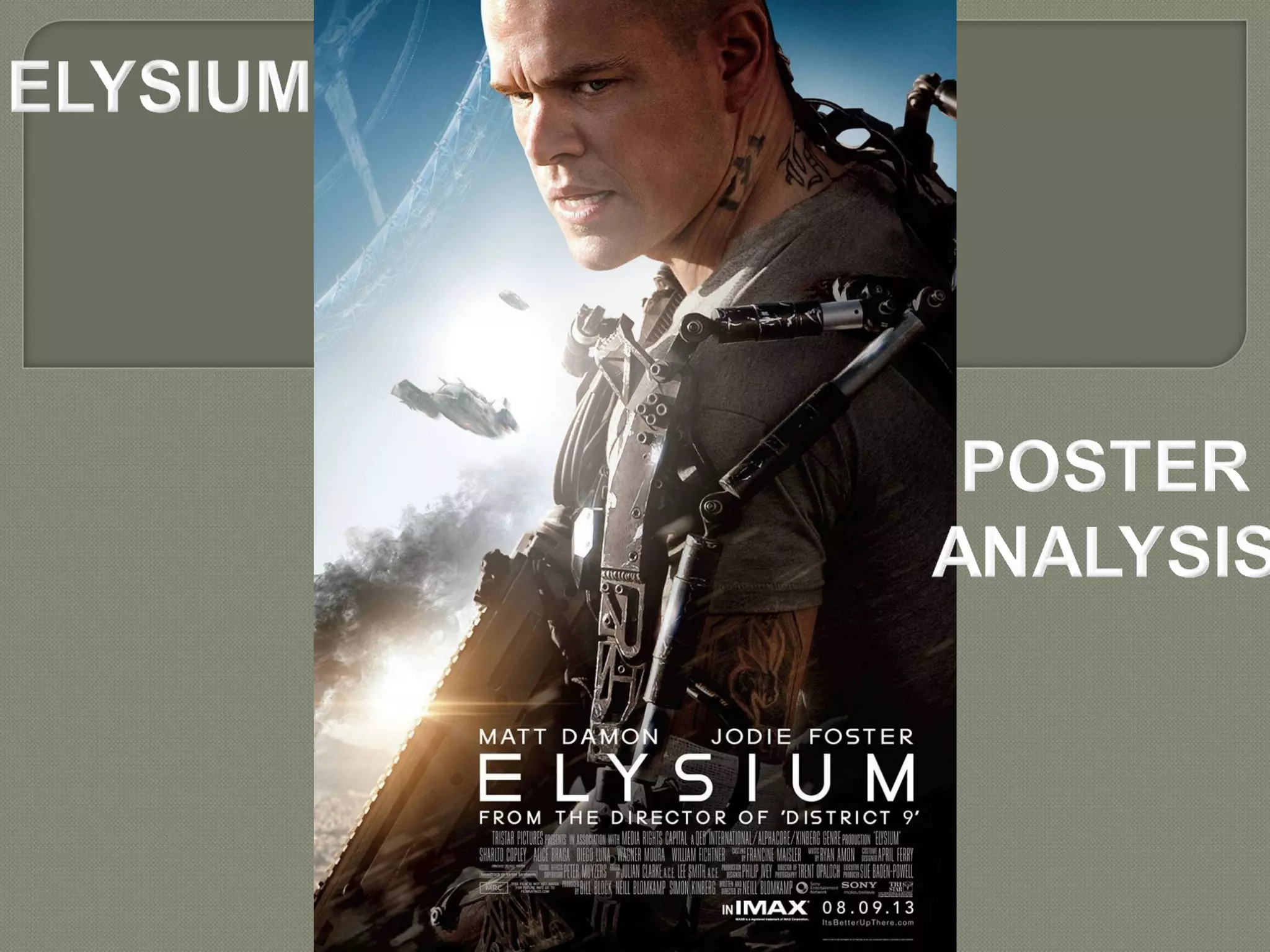 Presentation elysium | PPT | Science Fiction | Genres