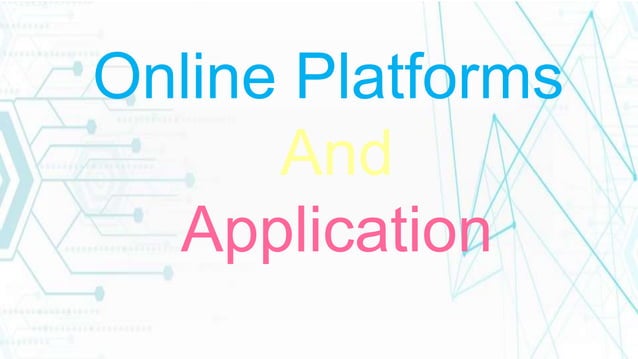 Online Systems, Functions and Platforms | PPTX | Internet | Computing