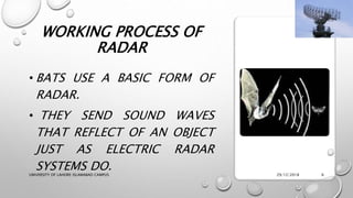 RADAR AN APPLICATION OF ELECTROMAGNETIC WAVES | PPTX