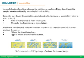 Emulsifier | PPTX