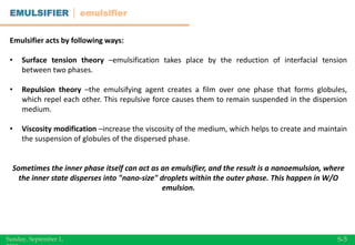 Emulsifier | PPTX