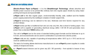 Electric-Power Paper | PPT