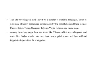 Presentation endangered languages and linguistic diversity | PPTX ...