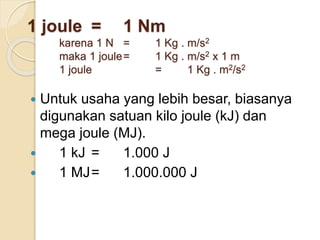 usaha dan energi | PPTX