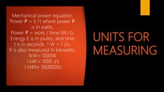 Work, Energy and Power | PPTX | Chemistry | Science