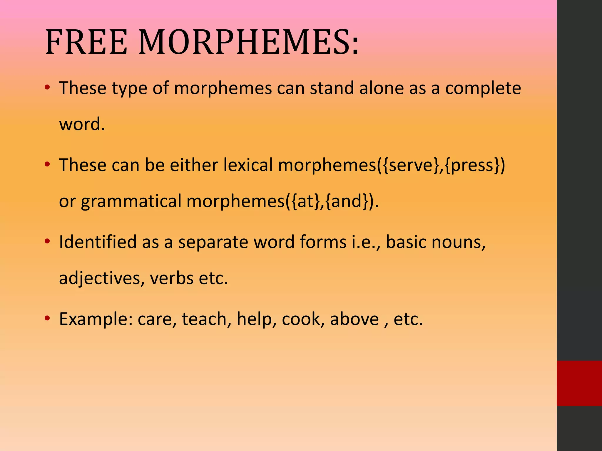 what is morphology? | PPT