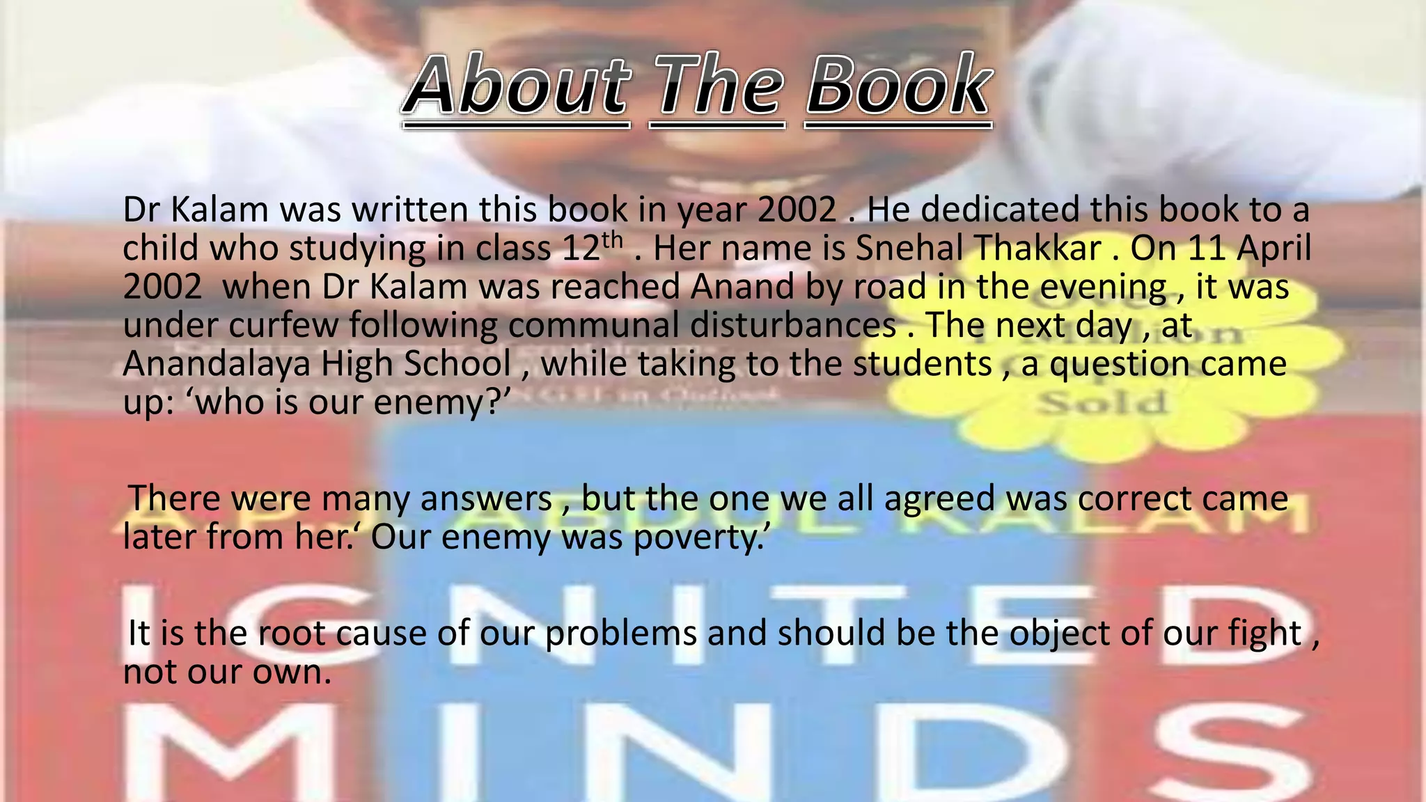 book rewiew of ignited minds | PPTX