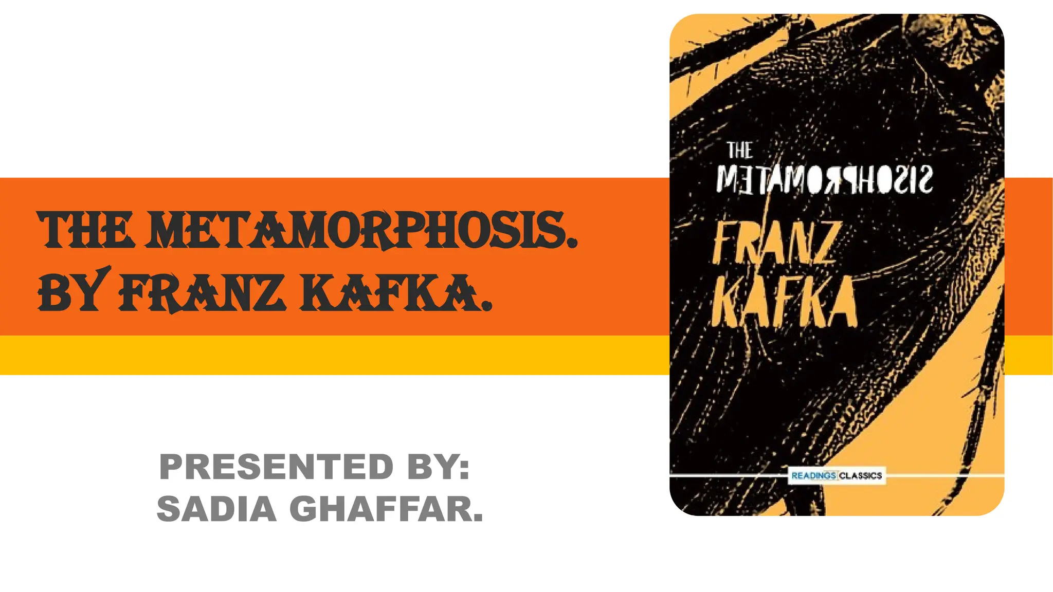 metamorphosis by franz kafka and its morals | PPT