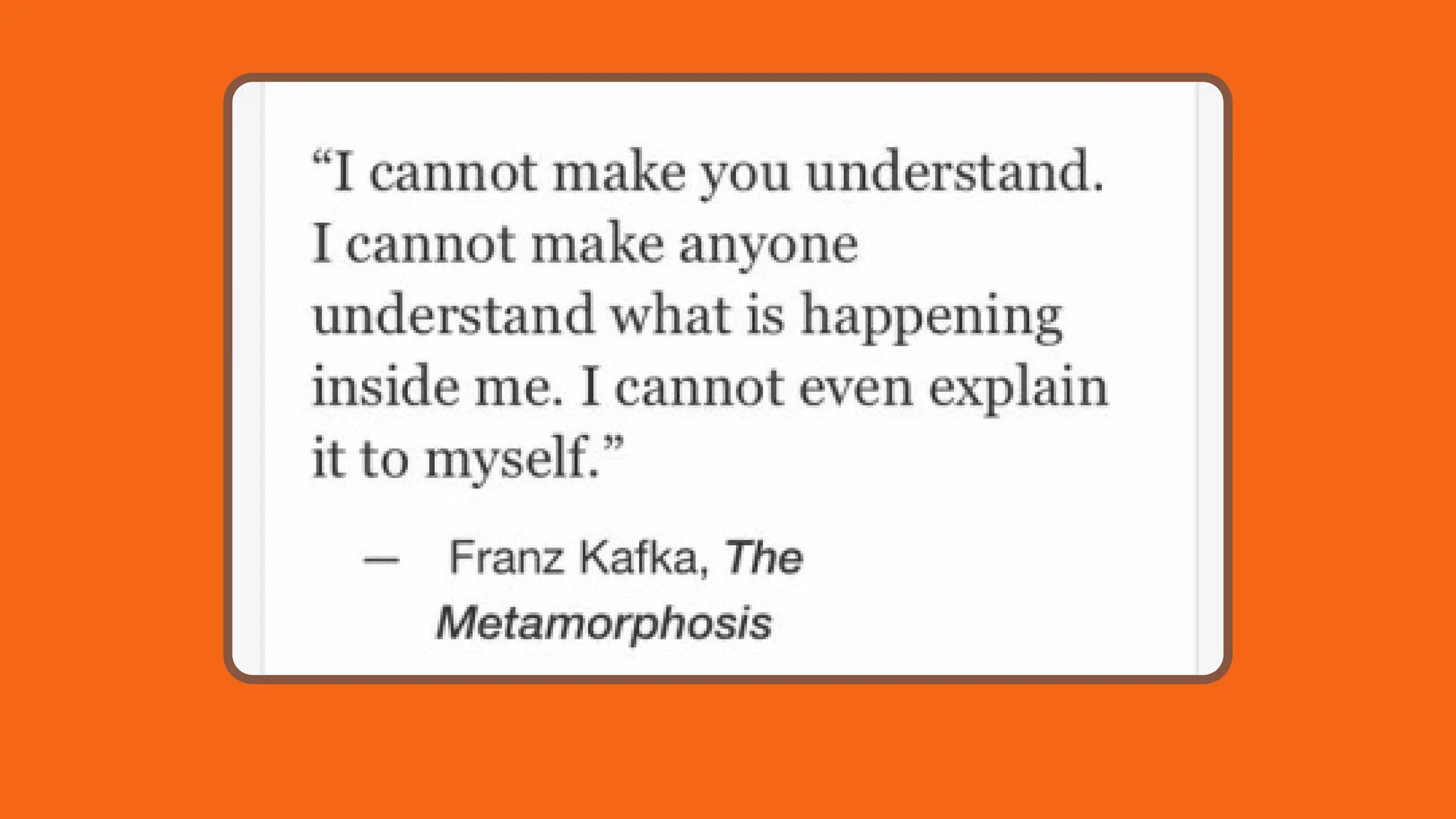 metamorphosis by franz kafka and its morals | PPTX